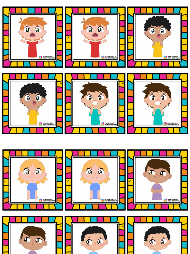 Memorama de Las Emociones | PDF