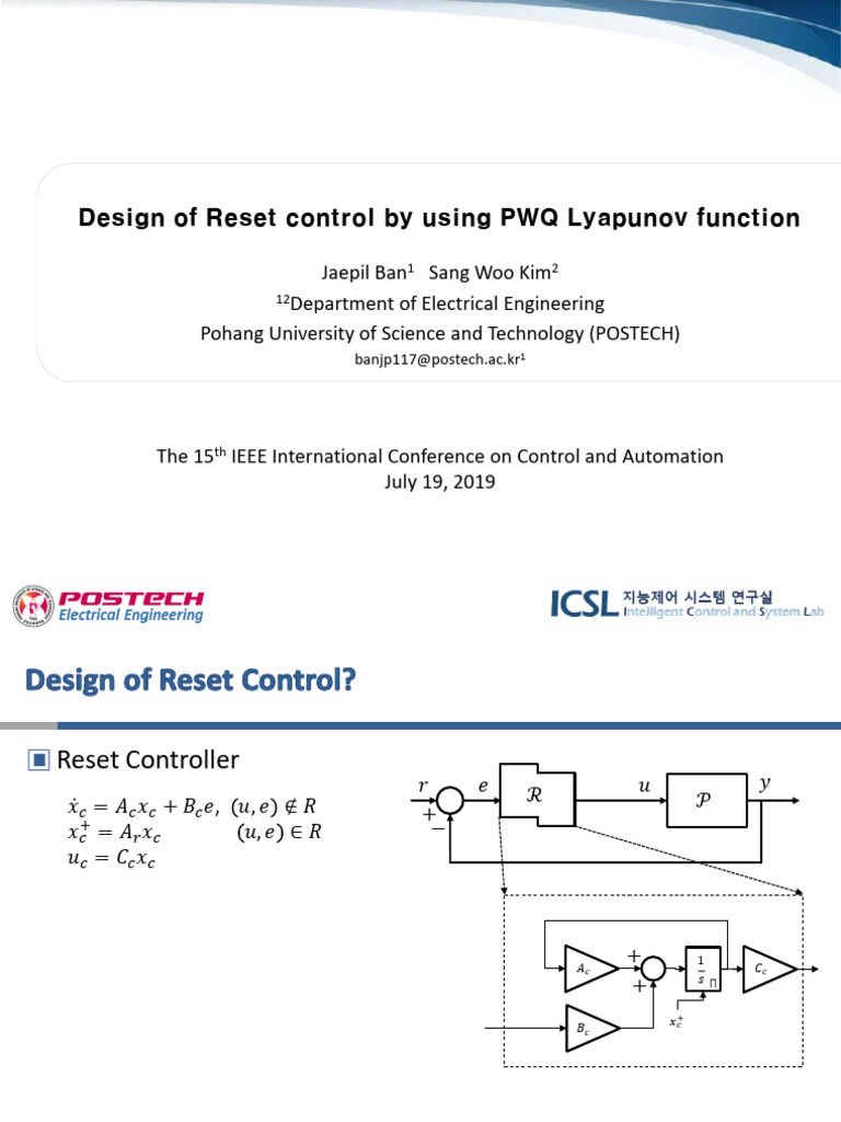 Icca 2019 | PDF | Control Theory | Matrix (Mathematics)