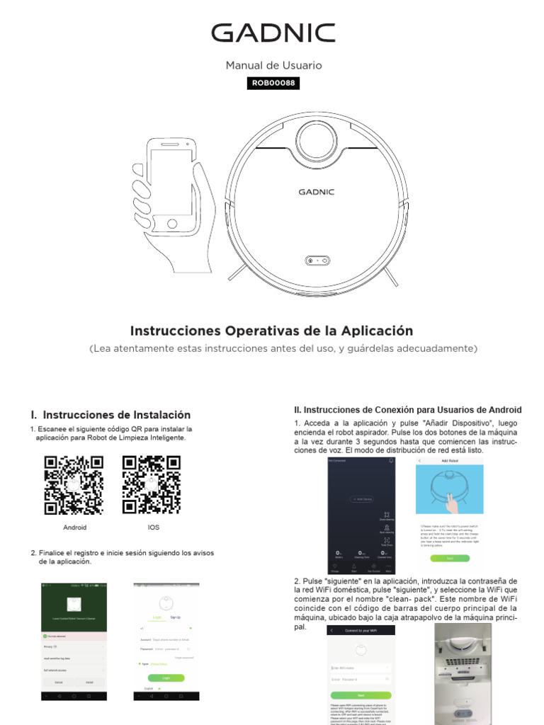 Manual App Rob00088 | PDF | Aplicación movil | Ios