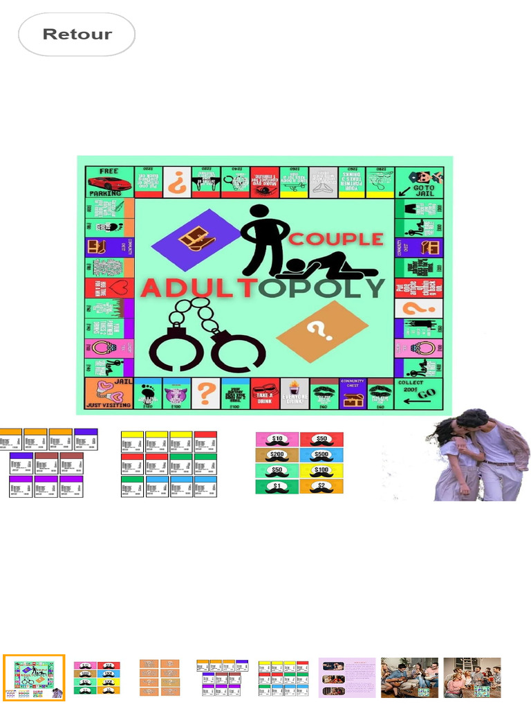 Monopoly Adulte Coquin, Adult Opoly Francais, Adultopoly Board Game ...