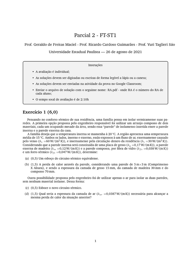 Prova 2 | PDF