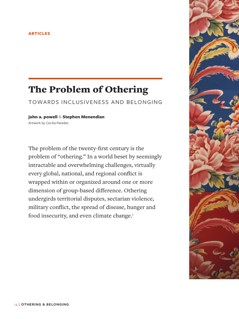 Understanding Othering and Belonging | PDF | Secession | Kurds