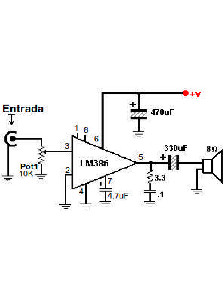 Amplificador lm386 | PDF