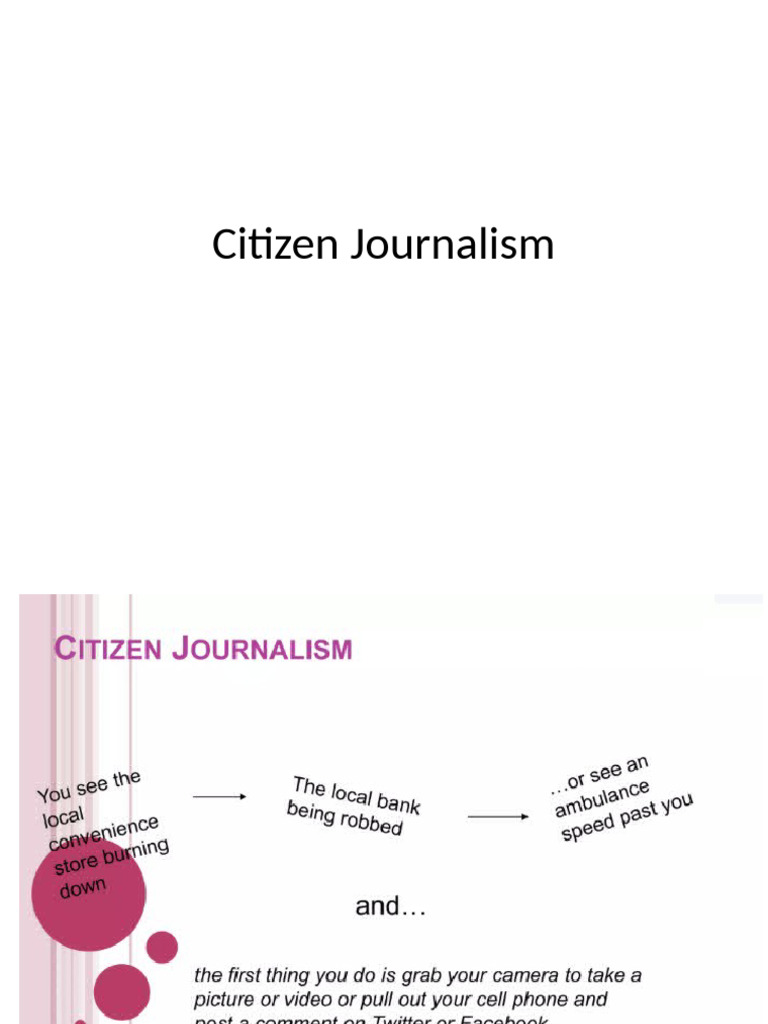 Citizen Journalism | PDF