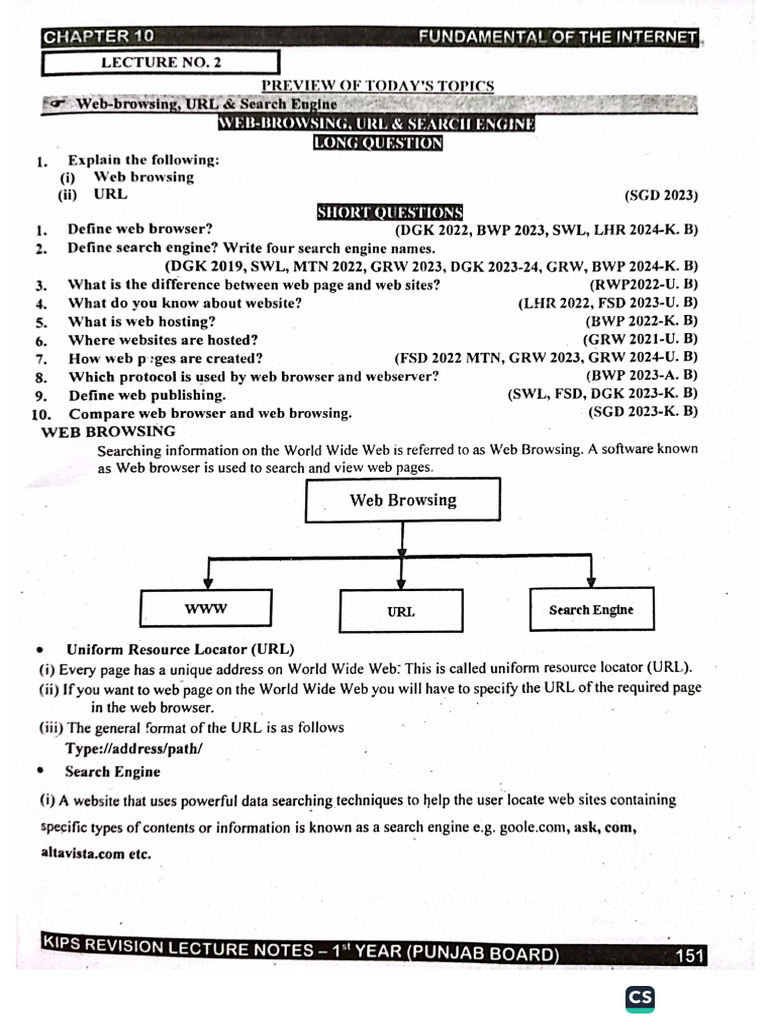 Lecture# 2 Chap # 10 1st Year | PDF