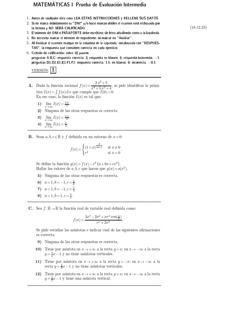 Enunciado y Solución. P2 (18.12.23) | PDF | Valores propios y vectores propios | Base (álgebra ...