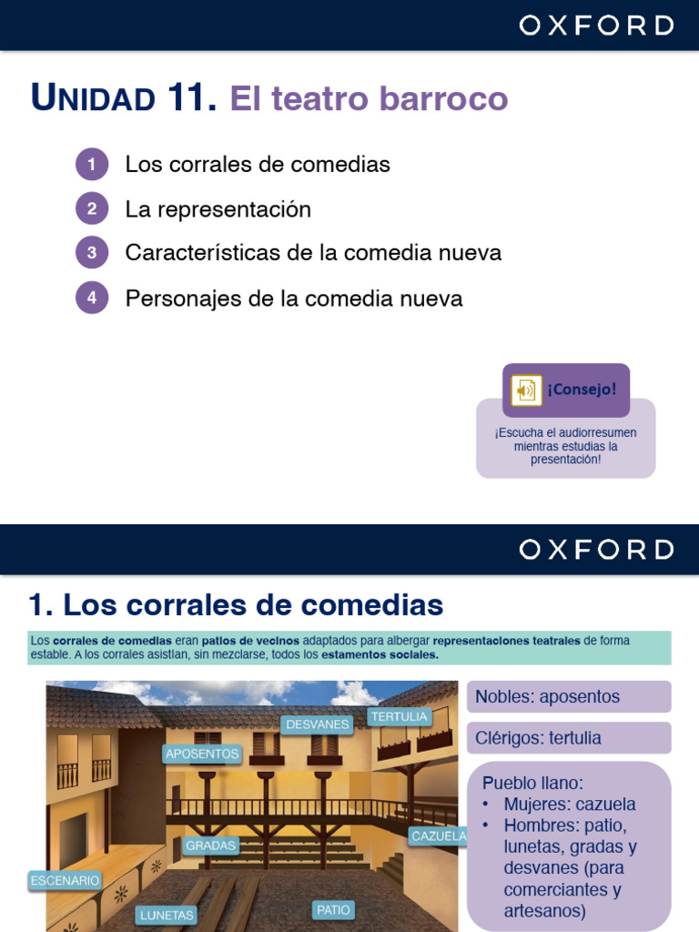 U11 Presentacion Teatro Barroco | PDF | Teatro | Comedia