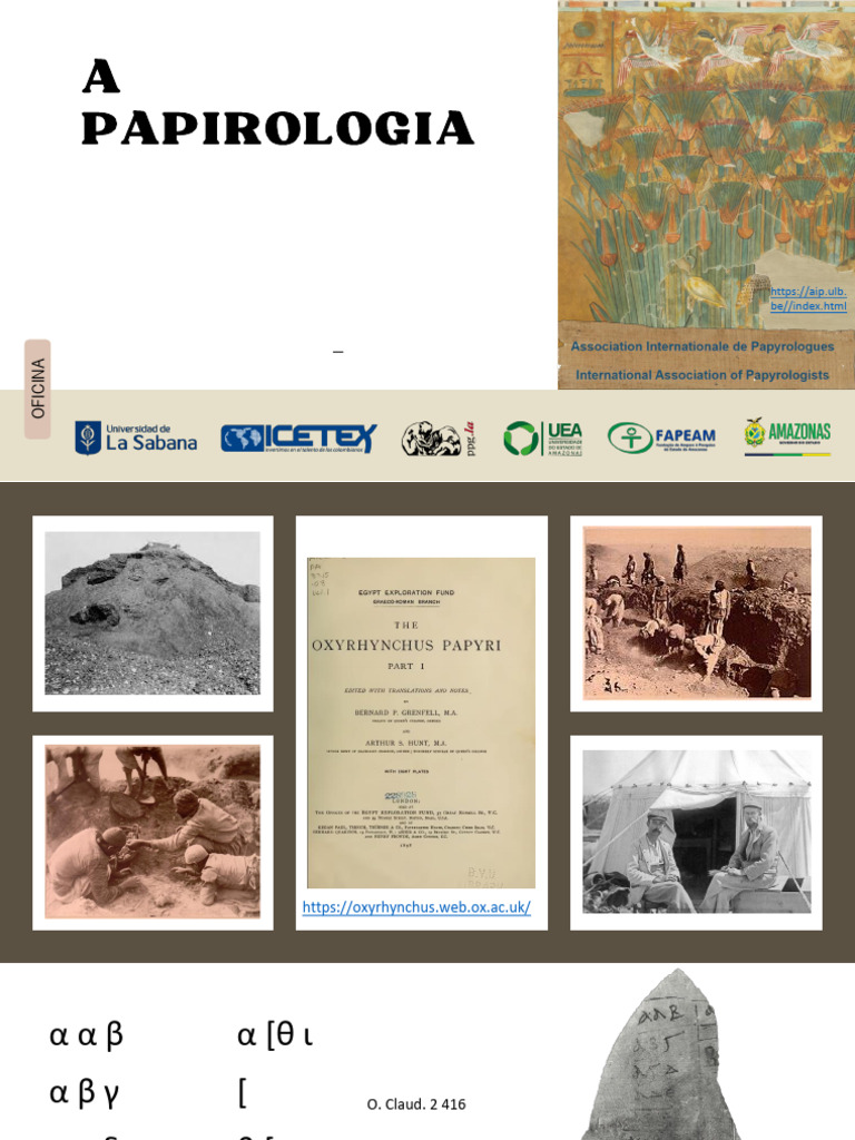 Papirologia Manaus Oficina 2 | PDF