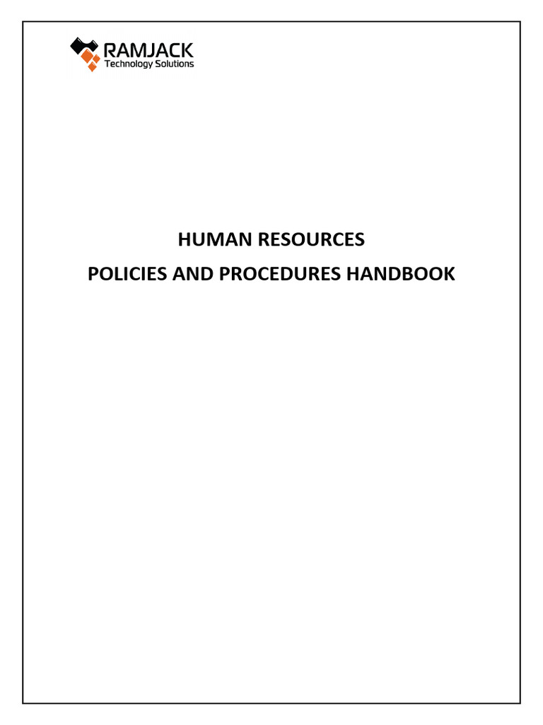 Ramjack - Policy and Procedure Handbook (23!1!14) | PDF | Employment ...