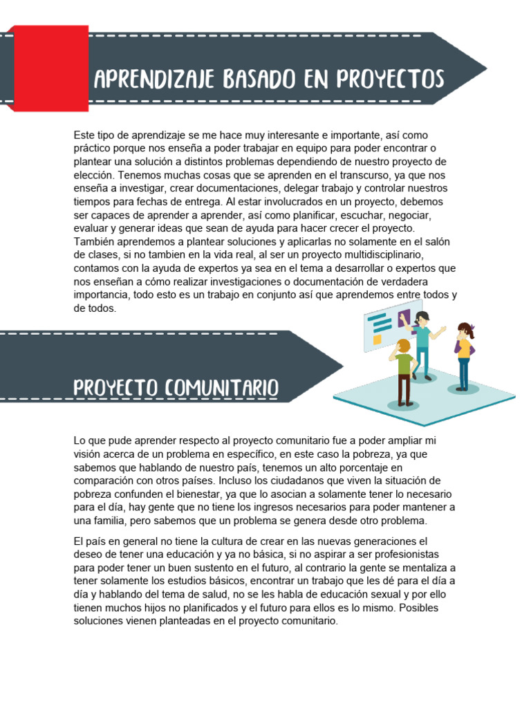 Aprendizaje Basado en Proyectos | PDF