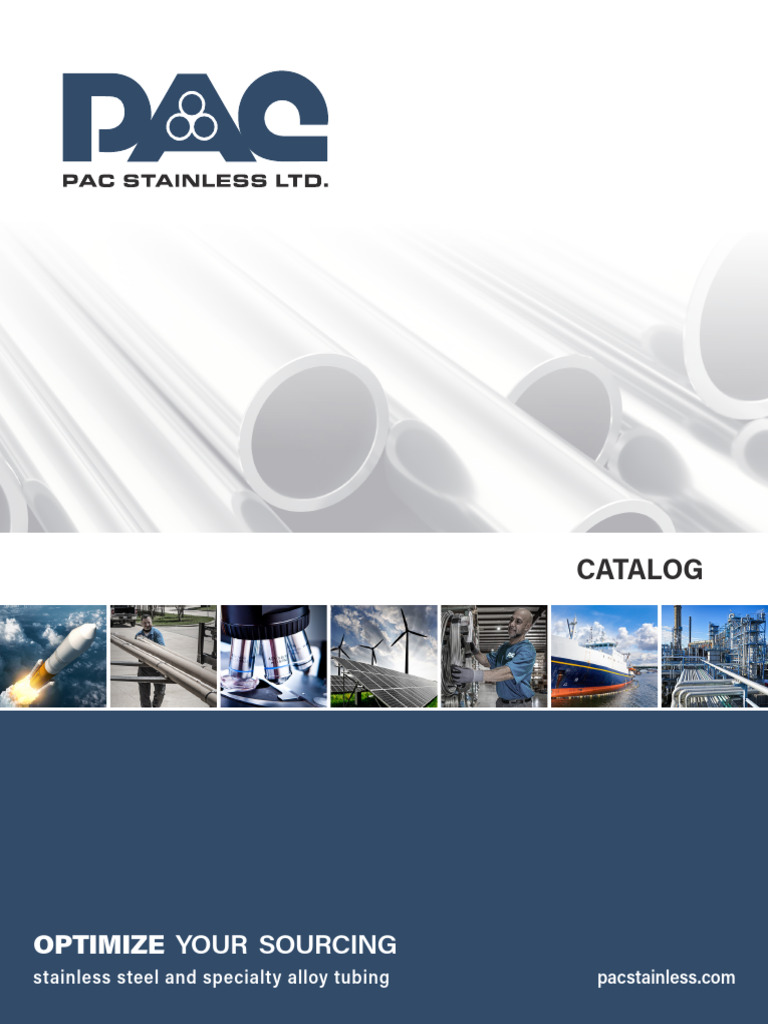 25x 199 Ice Catálogo Inglés Pac Stainless | PDF | Pipe (Fluid Conveyance) | Manganese