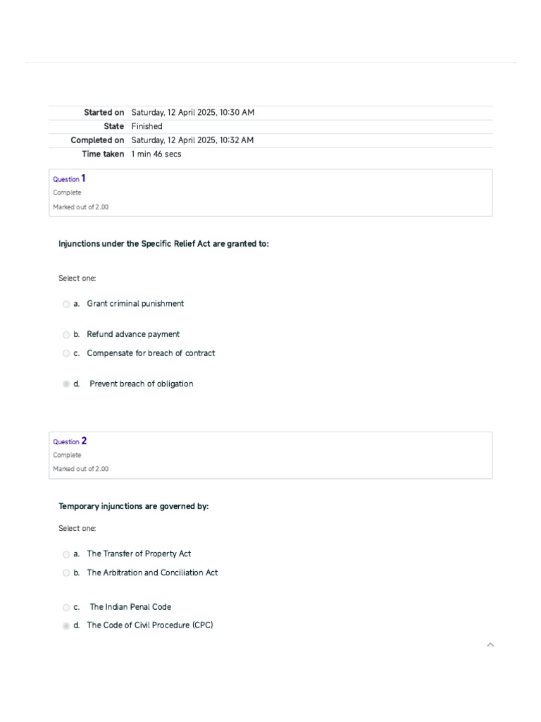 512 Assignment - 3 - Attempt Review - CET - 104801 | PDF