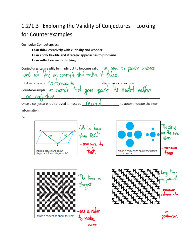 1.23 Validity and Counterexamples - FILLED - SH | PDF