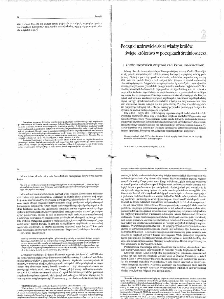 Królowie Cudotwórcy, Marc Bloch | PDF