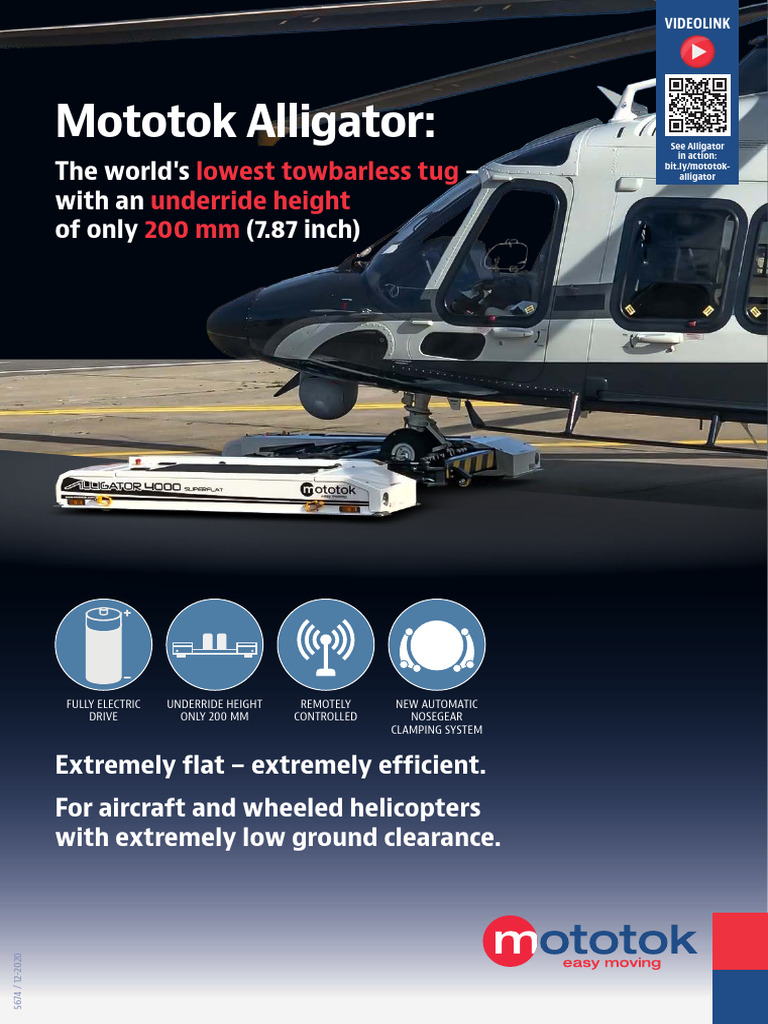Mototok Alligator: Low-Height Tug System | PDF | Landing Gear ...