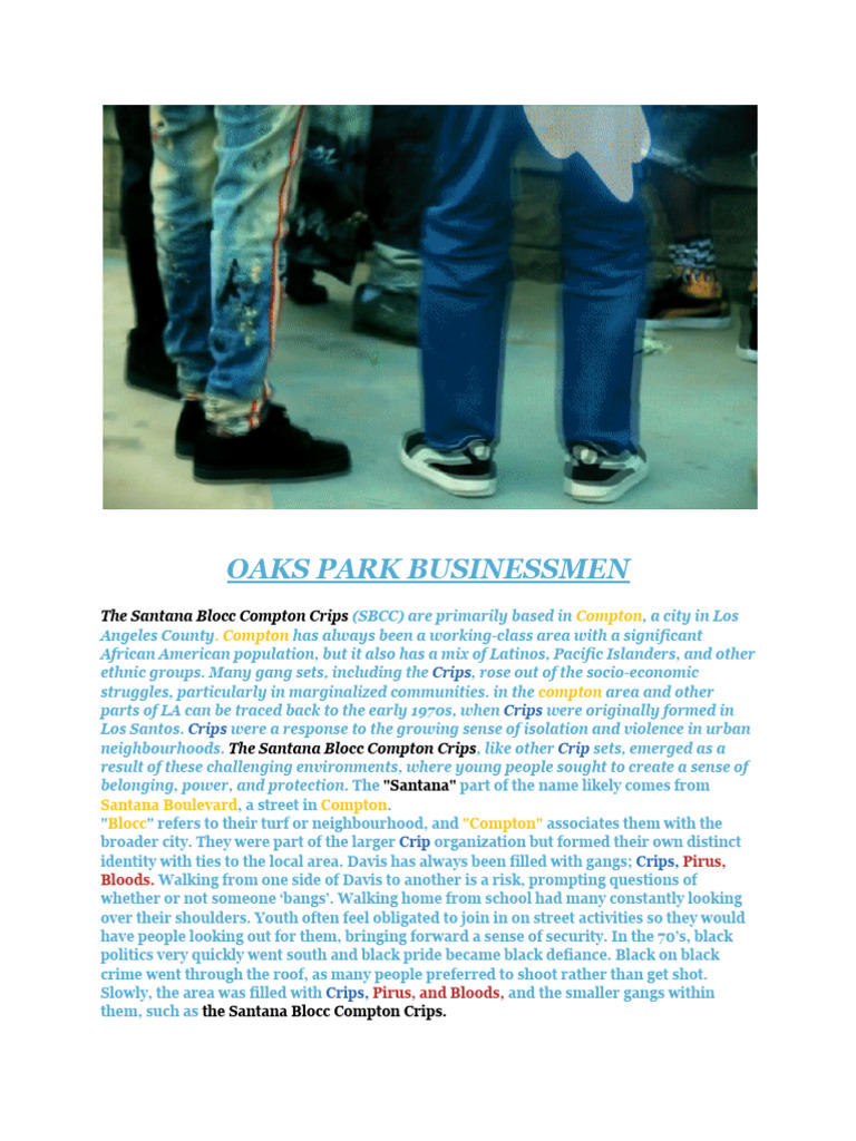 Santana Blocc Compton Crips ? | PDF | Gang