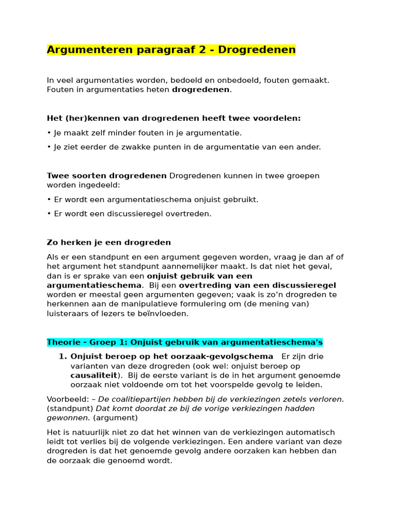 Alle-theorie-van-Argumenteren-en-Formuleren | PDF