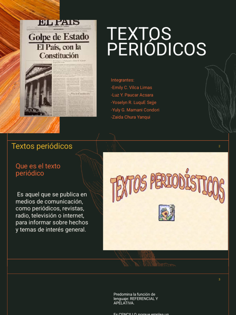 Textos Periódicos | PDF | Periódicos | Narración