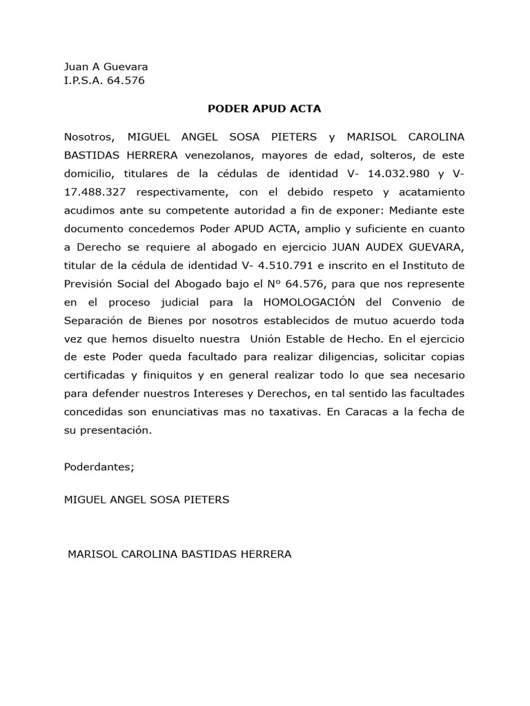 Poder Apud Acta | PDF