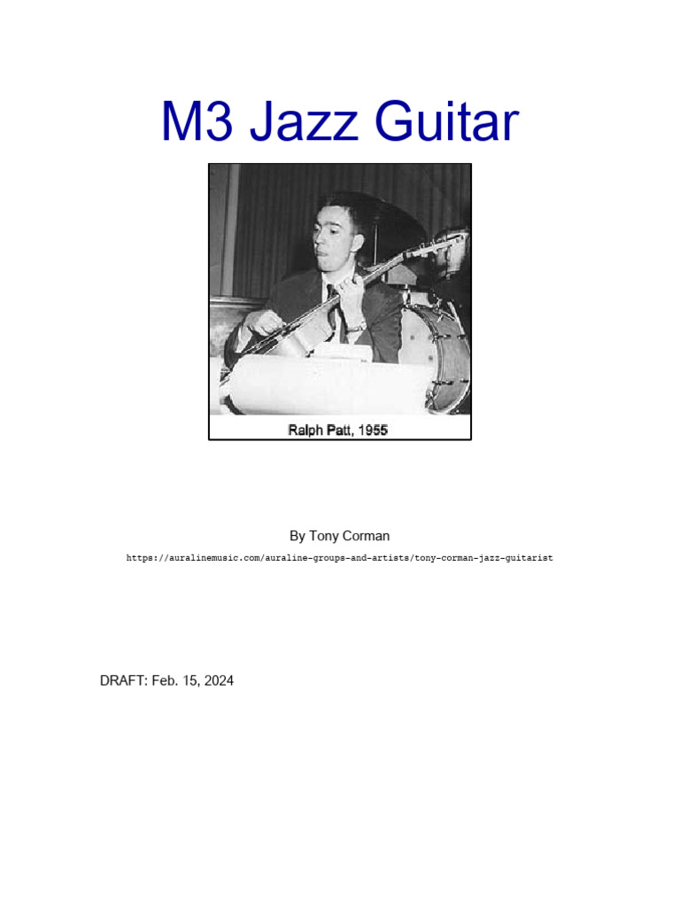 M3 Guitar | PDF | Interval (Music) | Chord (Music)