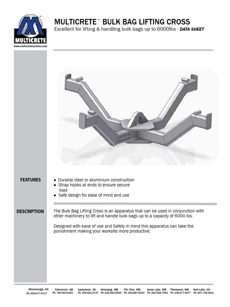 Bulk Bag Lifting Cross | PDF