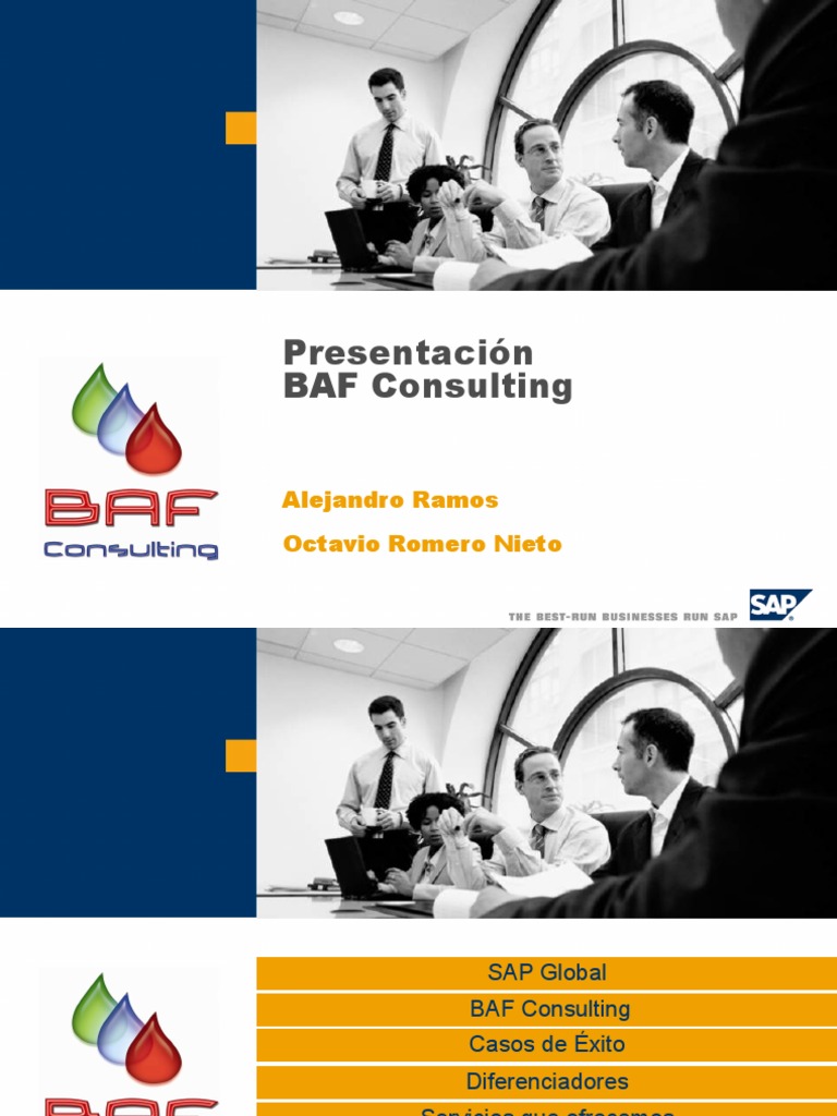 2012-02 Presentacion Ejecutiva BAF | PDF | Sap Se | México
