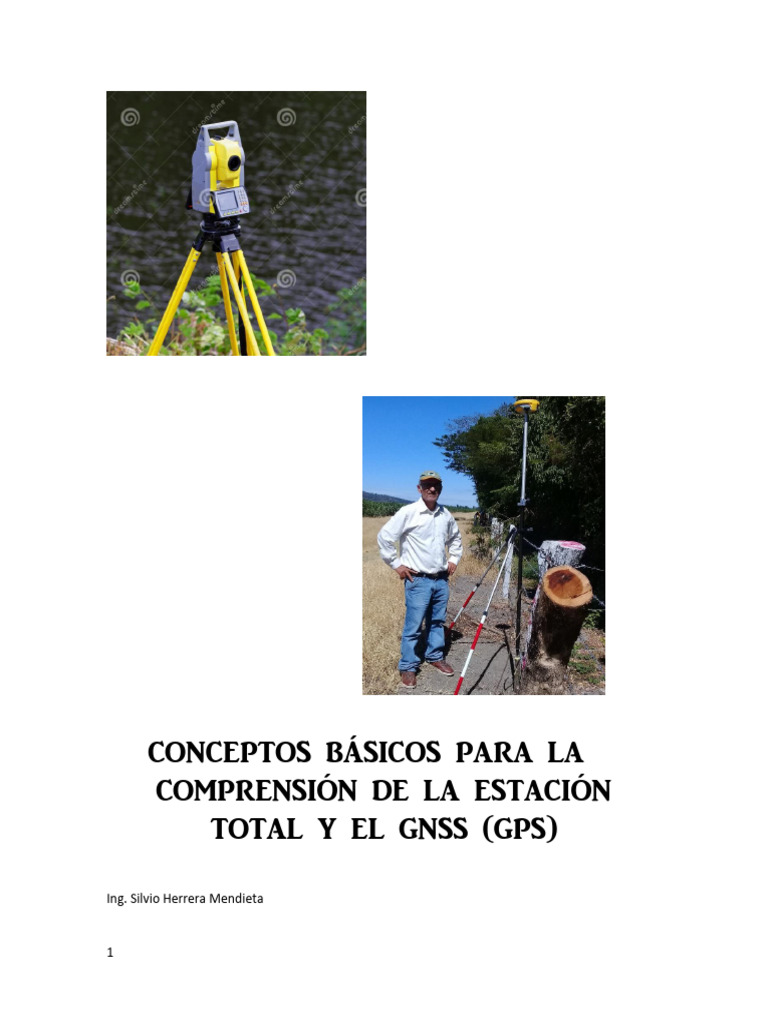 Conceptos Básicos para La Comprensión de La Estación Total y El Gps | PDF | Medición | Geodesia