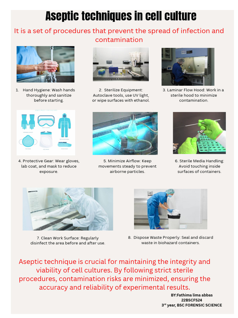 Aseptic Techniques in Cell Culture PDF | PDF