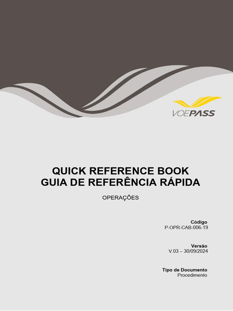P-Opr-Cab-006-19 v.03 - QRB Quick Reference Book - Map | PDF ...