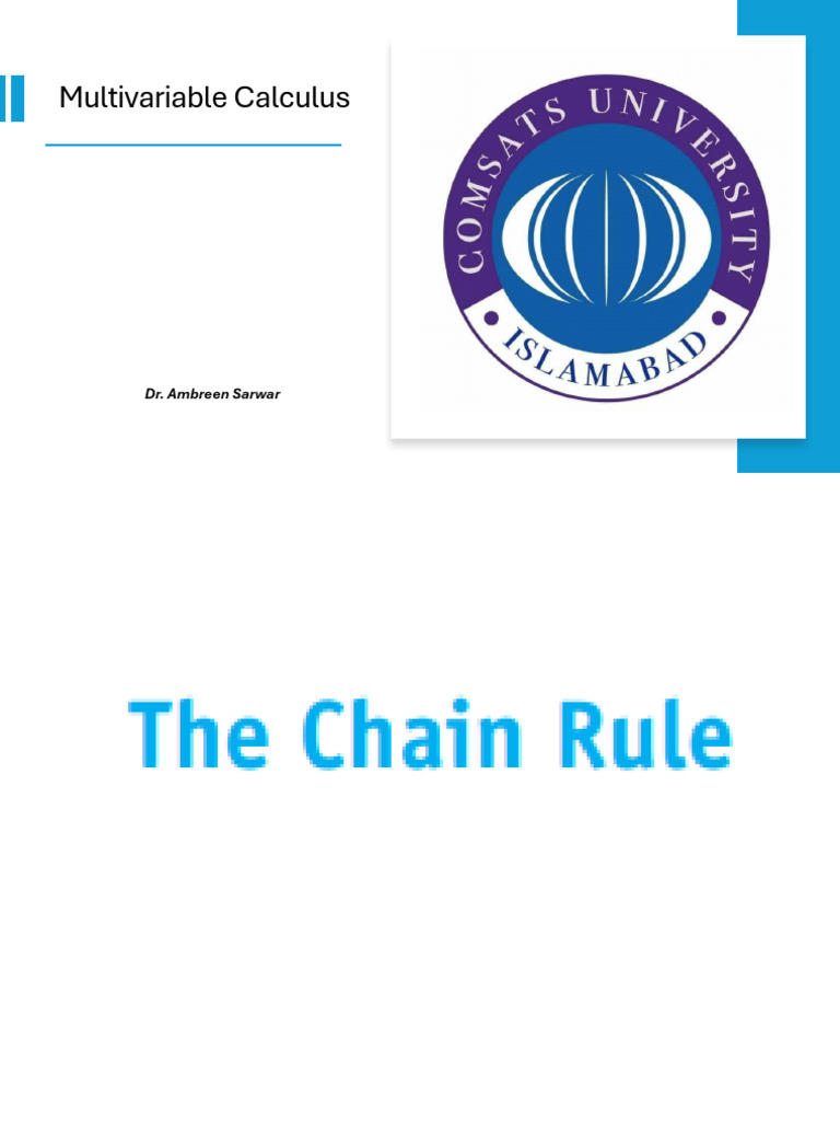 MCV Chain Rule | PDF