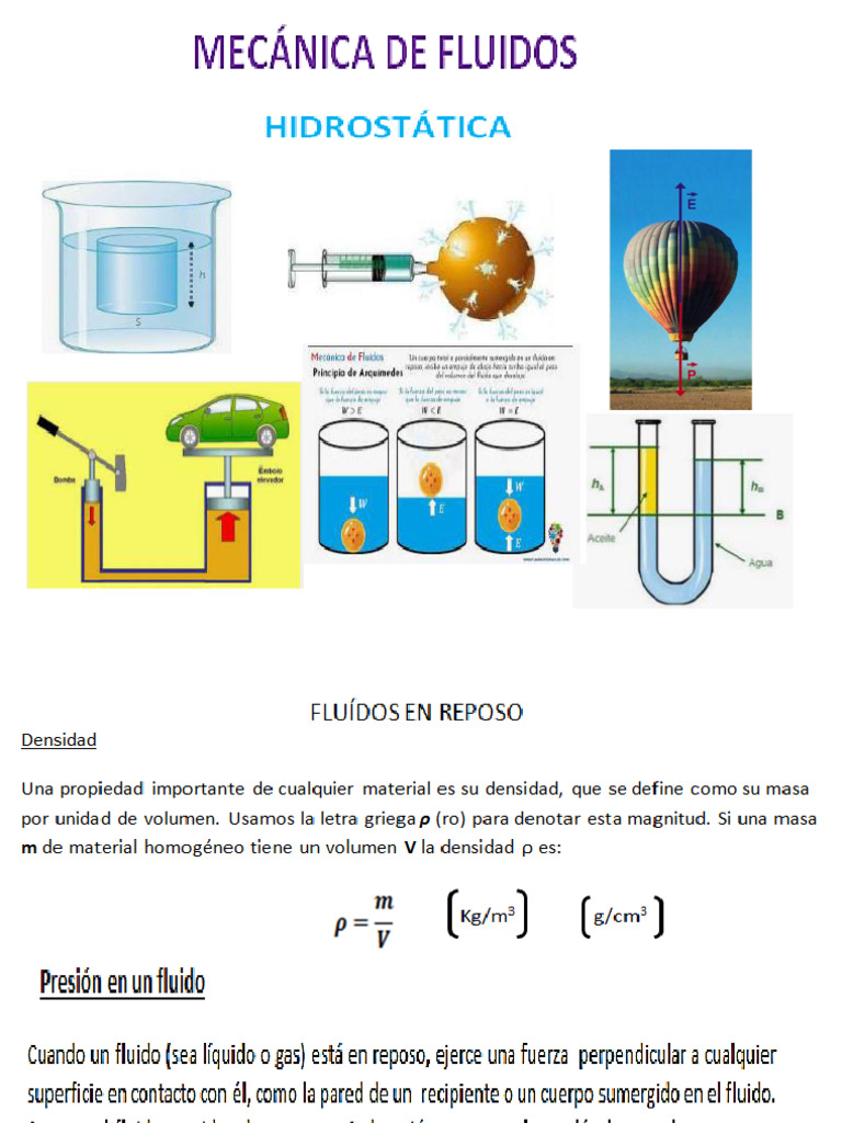 HIDROSTÁTICA | PDF