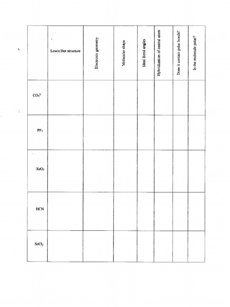 Chapter 10 Worksheet1 | PDF