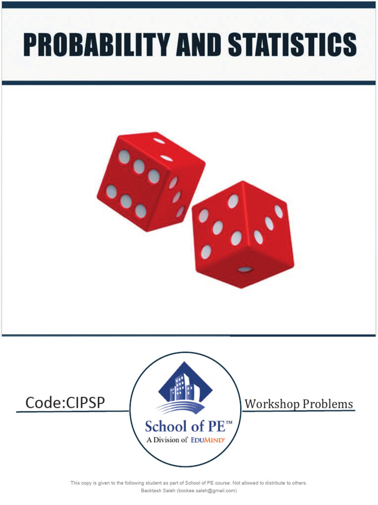 Probability and Statistics | PDF | Standard Deviation | Mean