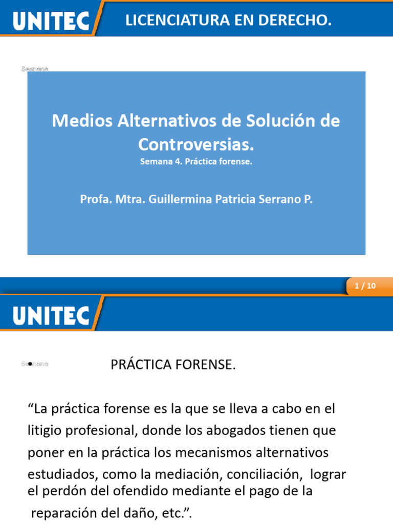 MASC. Present - Ación Sem. 5 | PDF | Arbitraje | Mediación