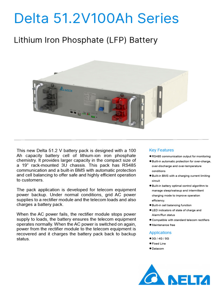 Fact Sheet - TPS Battery - 51.2V100Ah Lithium Iron Phosphate - en ...