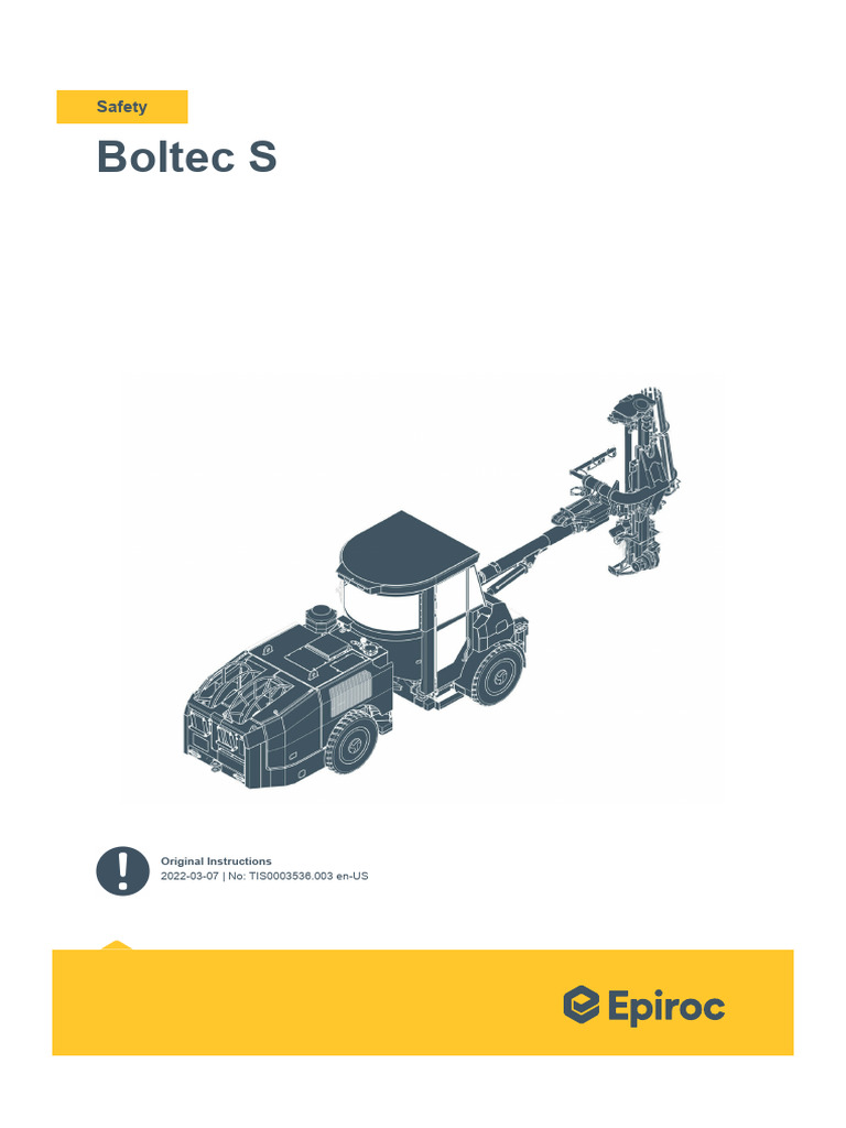 TIS0003536.003 en-US Boltec S - Safety | PDF | Firefighting | Safety