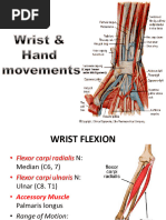 Goniometry of The Wrist | PDF | Anatomical Terms Of Motion | Hand