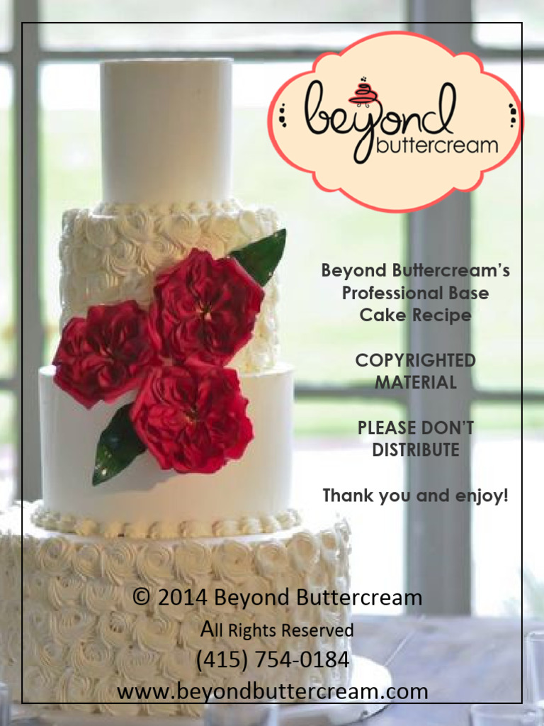 © 2014 Beyond Buttercream A (415) 754-0184 | PDF | Cakes | Flour