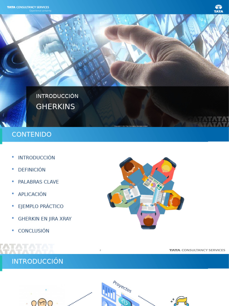 Capacitación Gherkin | PDF | Red mundial | Internet y web