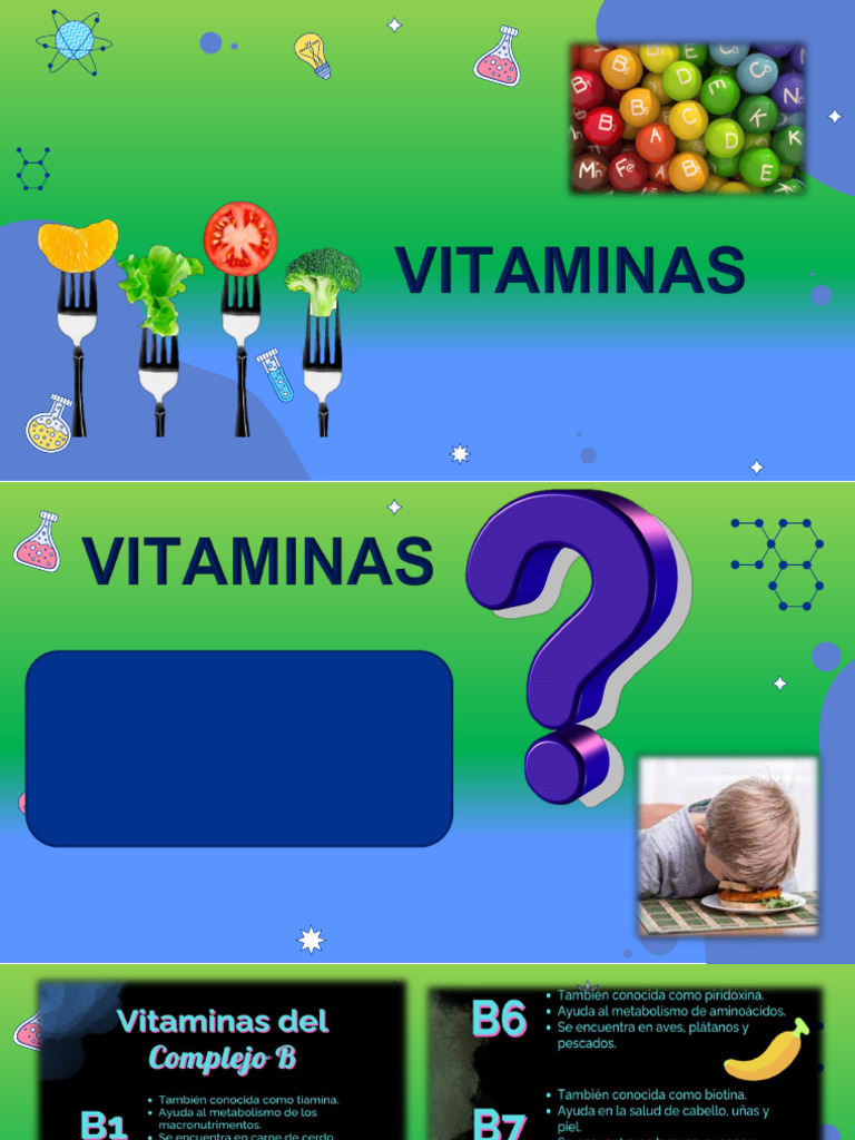 Vitaminas Esenciales: Funciones y Requerimientos | PDF | Vitamina C ...