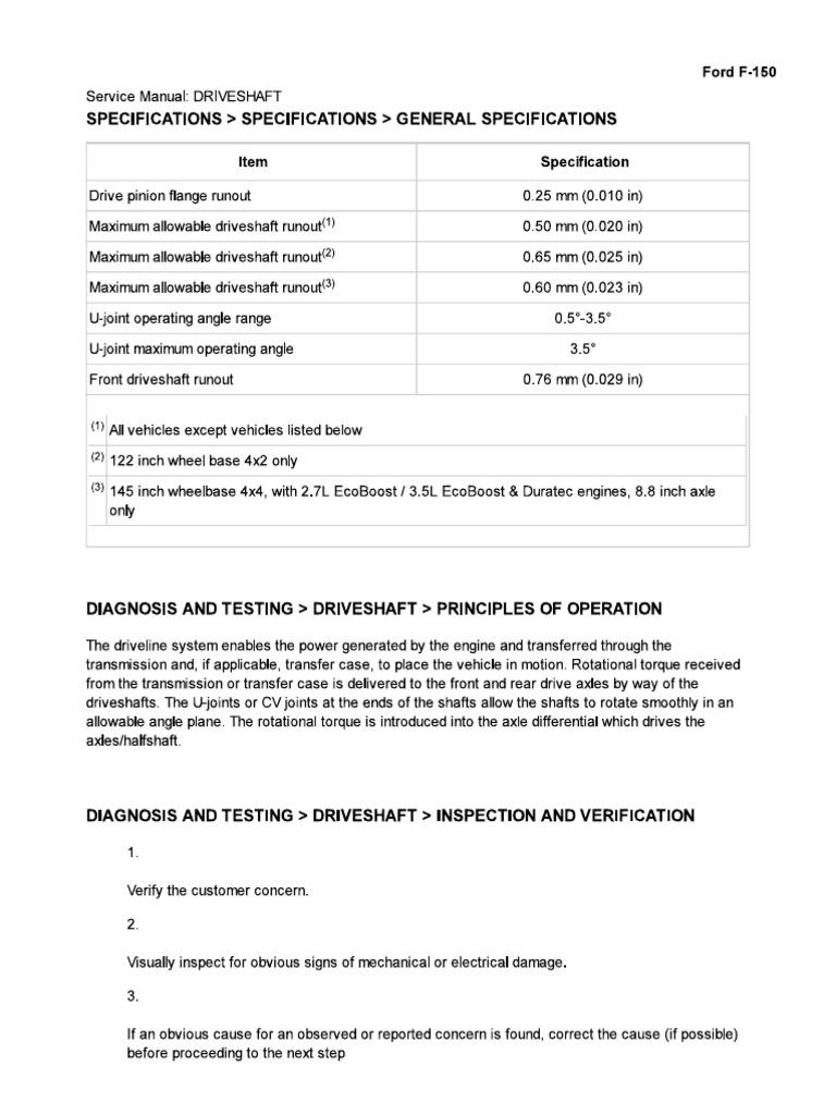 Suspension Fasteners and Driveline Tips | PDF | Axle | Automotive ...