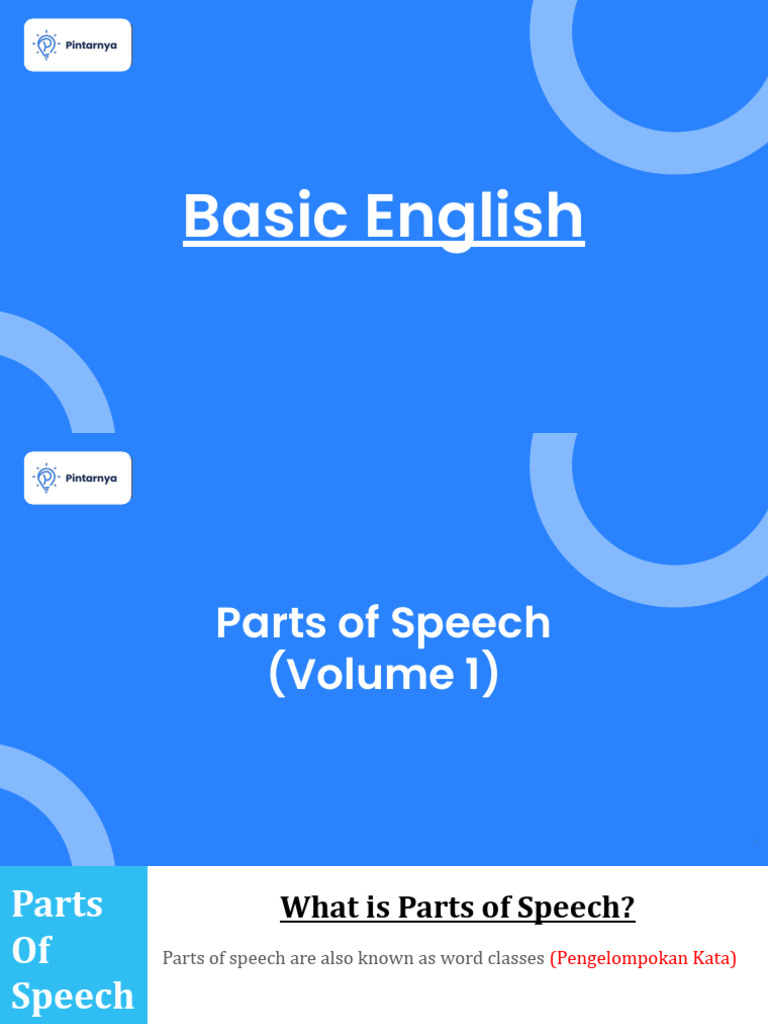Understanding Parts of Speech | PDF | Part Of Speech | Adverb