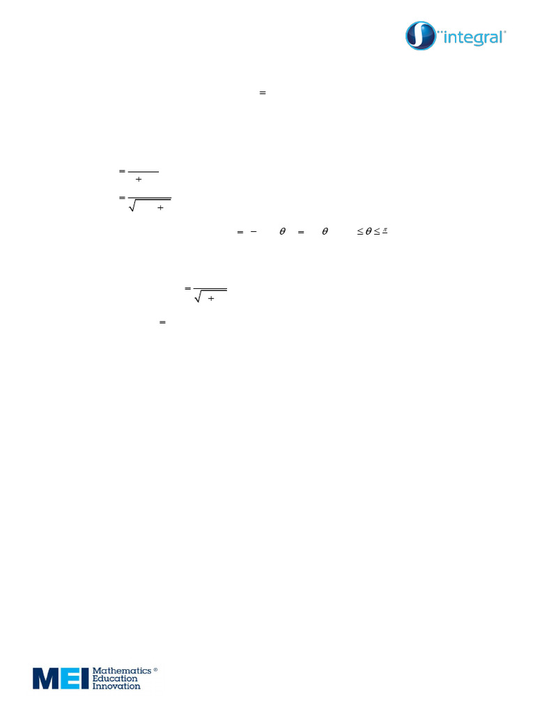 Edexcel A Level Further Maths - Applications of Integration | PDF ...