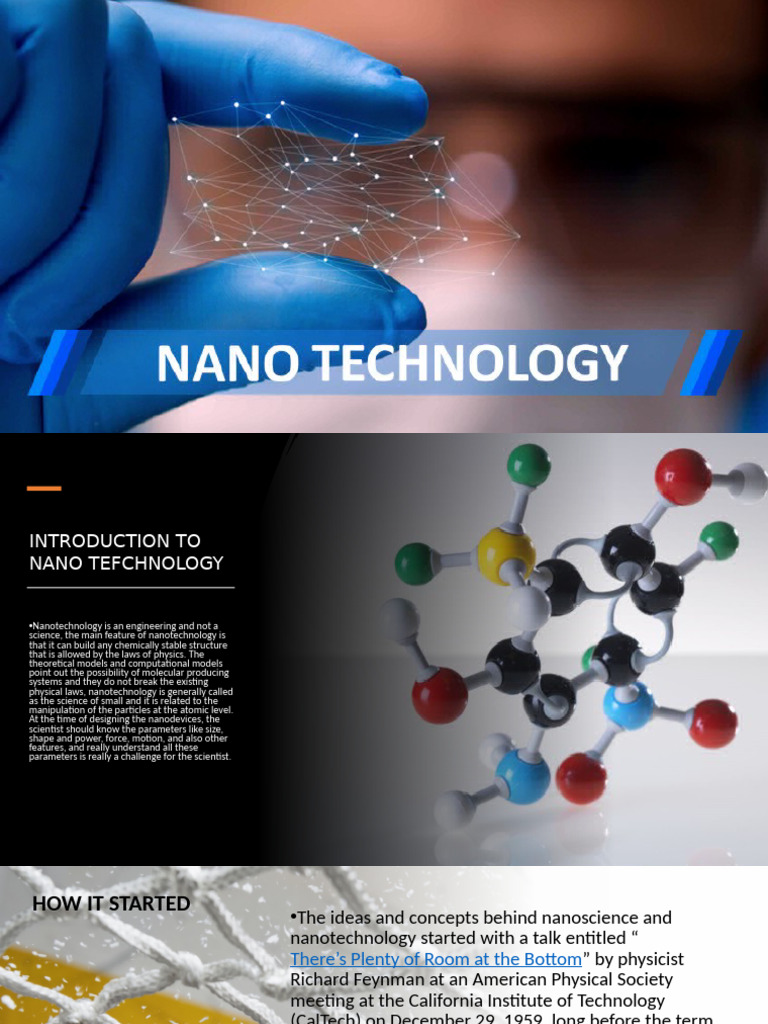 Presentation On Nanotechnology | PDF | Nanotechnology | Materials Science