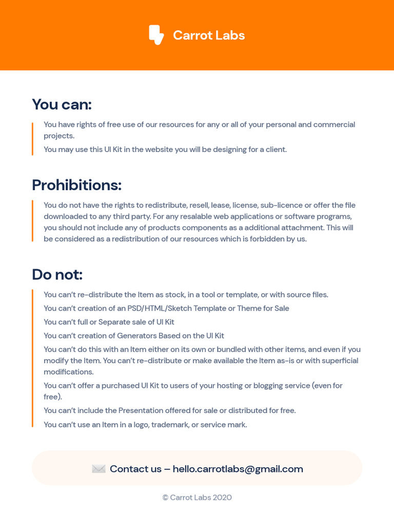 License UI Kit | PDF