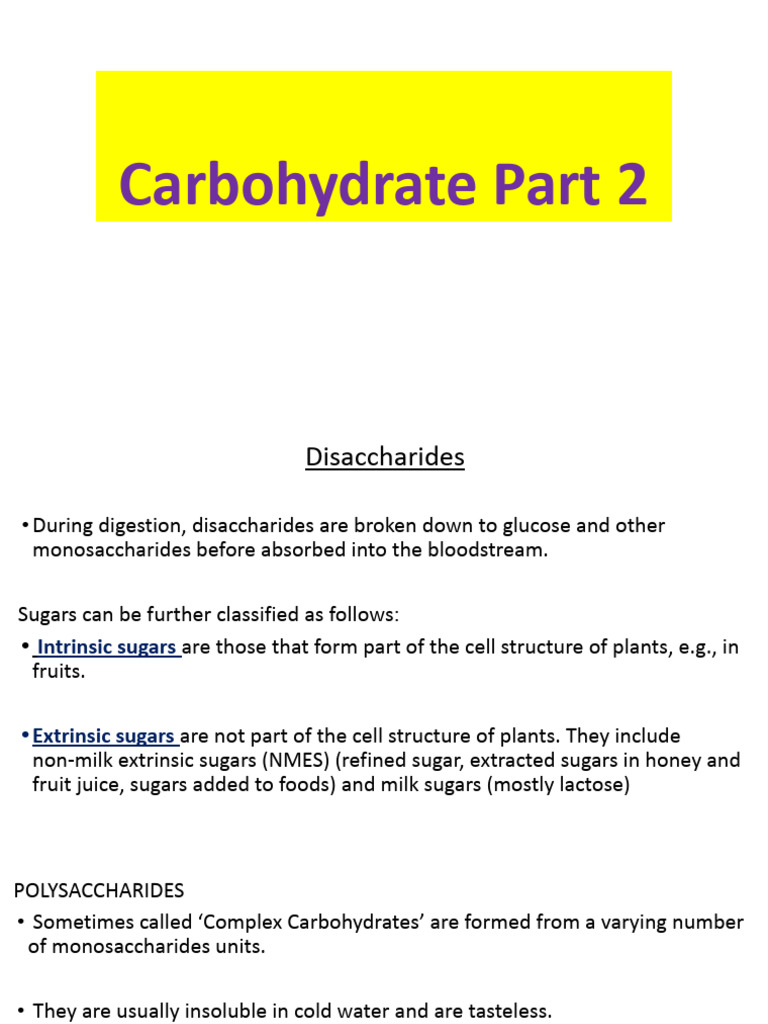 Understanding Carbohydrates: Types & Effects | PDF | Carbohydrates | Starch