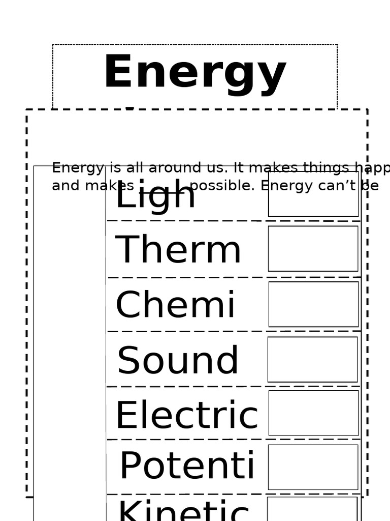 worksheet-energy | PDF