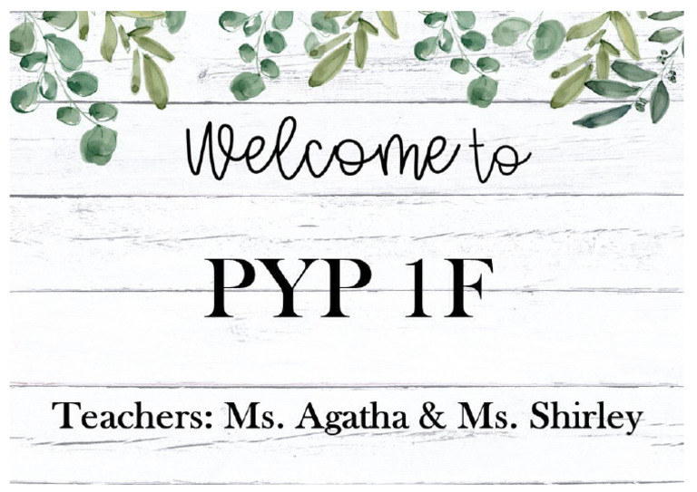 Welcome Banner | PDF