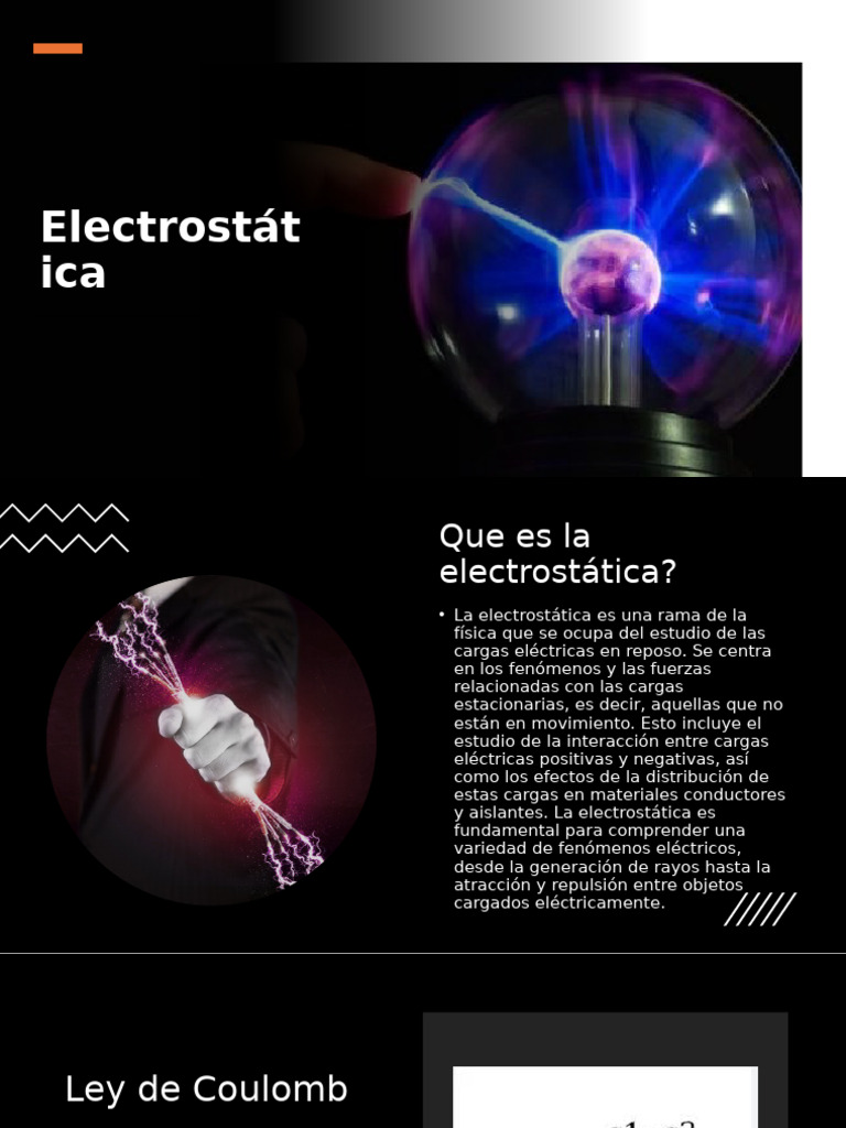 Electrostática | PDF | Electricidad | Electrostática