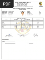 School Result Card Format 2024-2025 | PDF